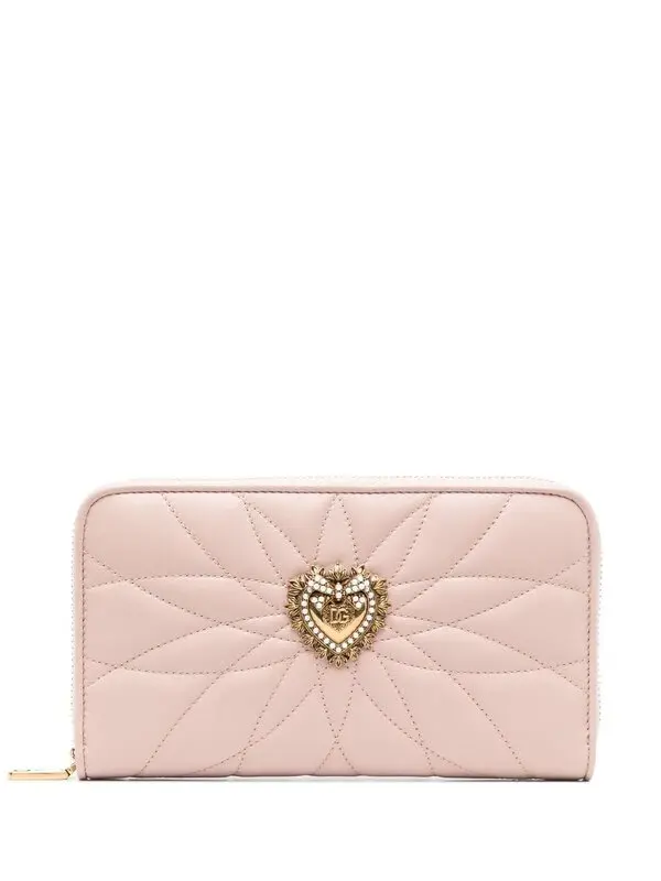 Dolce & Gabbana Devotion Continental Zipped Wallet - Pink