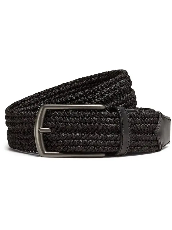 Zegna Braided Belt - Black