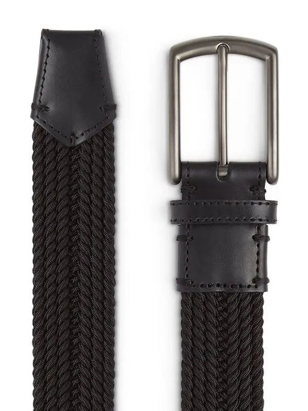 Zegna Braided Belt - Black