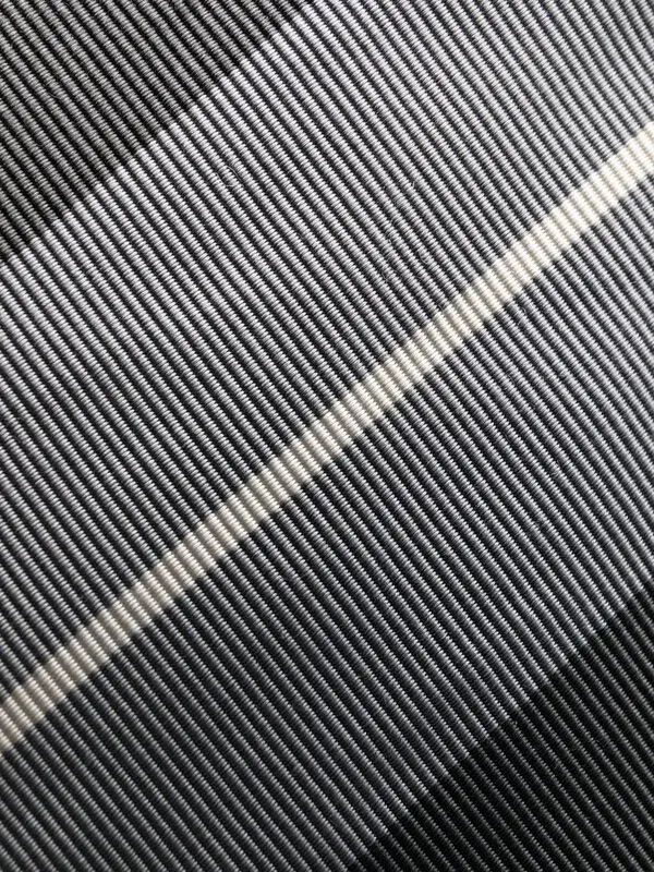 Thom Browne Diagonal Stripe Pattern Tie - Grey