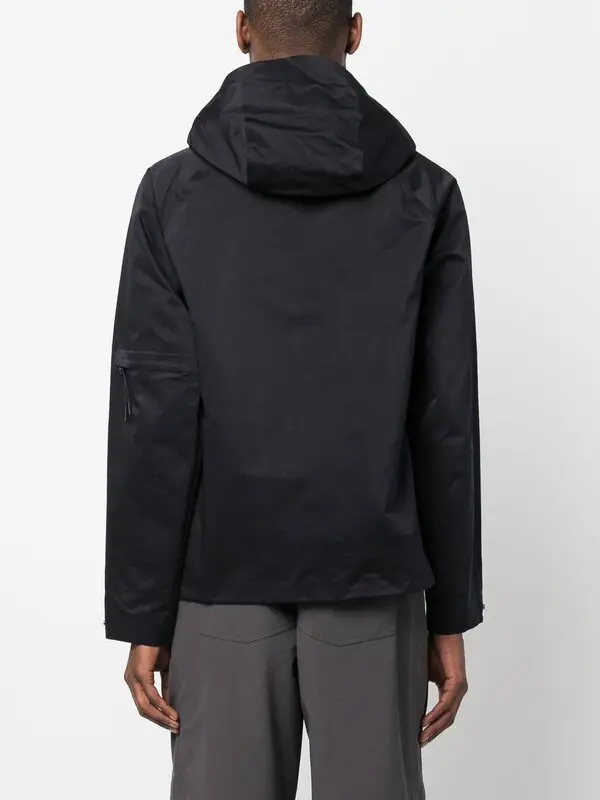 C.P. COMPANY Zip-up Hooded Jacket With Logo Patch