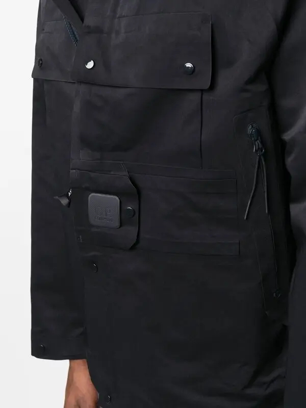 C.P. COMPANY Zip-up Hooded Jacket With Logo Patch