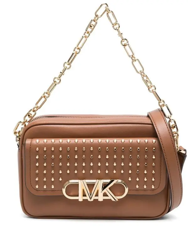Michael Kors Parker Leather Crossbody Bag - Brown