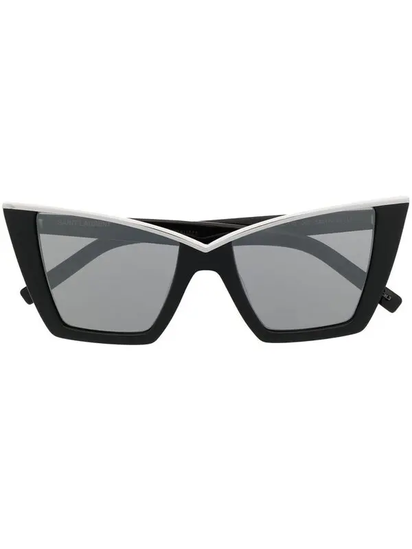 Saint Laurent Sl 570 Cat-eye Sunglasses - Black