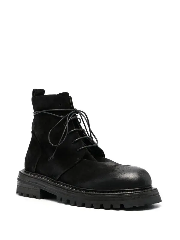 Marsèll Suede Ankle Boots - Black
