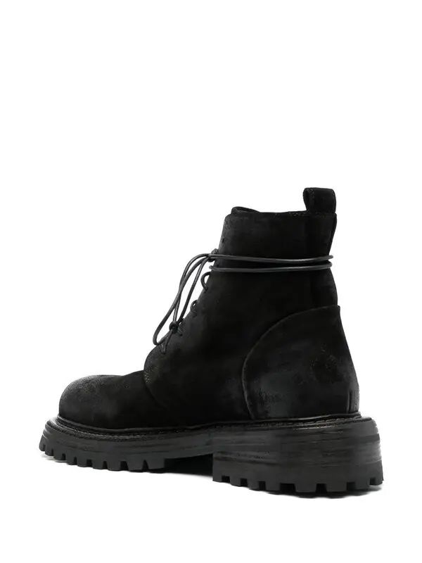 Marsèll Suede Ankle Boots - Black
