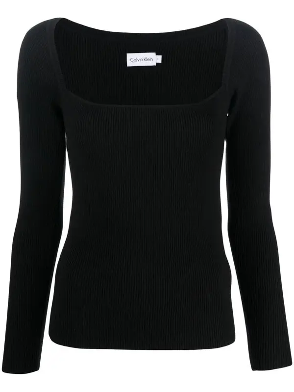 Calvin Klein Long-sleeved Knitted Top