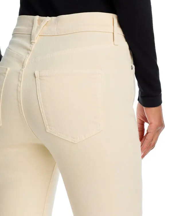 Veronica Beard Carson High-rise Flare Jeans - Ecru
