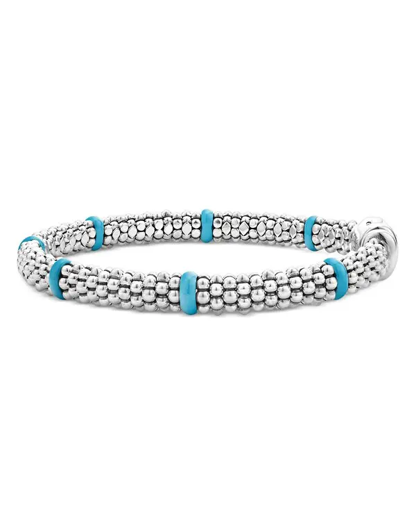 Lagos Ceramic & Sterling Silver Caviar Station Bracelet