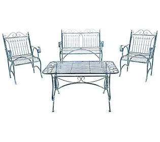 SAFAVIEH Leah 4 Piece Outdoor Set - One-color