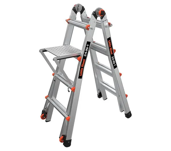LITTLE GIANT 24-in-1 Multifunction 17' Ladder W Ith Platform - One-color