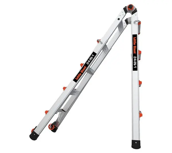 LITTLE GIANT 24-in-1 Multifunction 17' Ladder W Ith Platform
