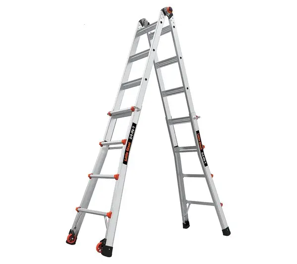 LITTLE GIANT 24-in-1 Multifunction 17' Ladder W Ith Platform