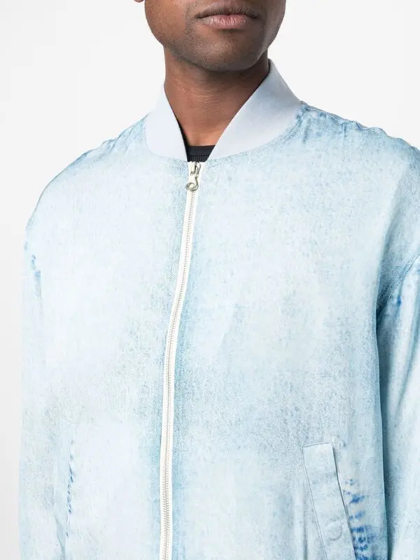DIESEL® Band-collar Bomber Jacket