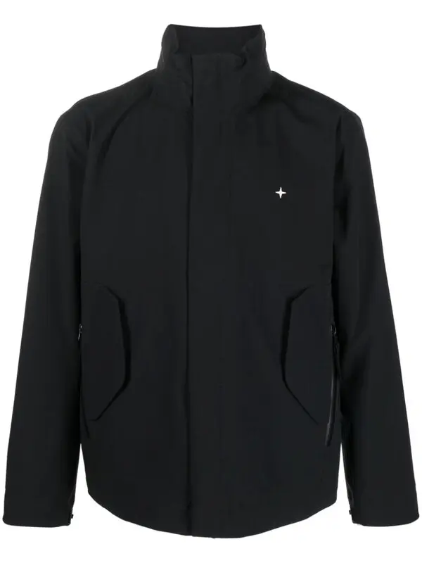 Stone Island High-neck Zip-up Jacket
