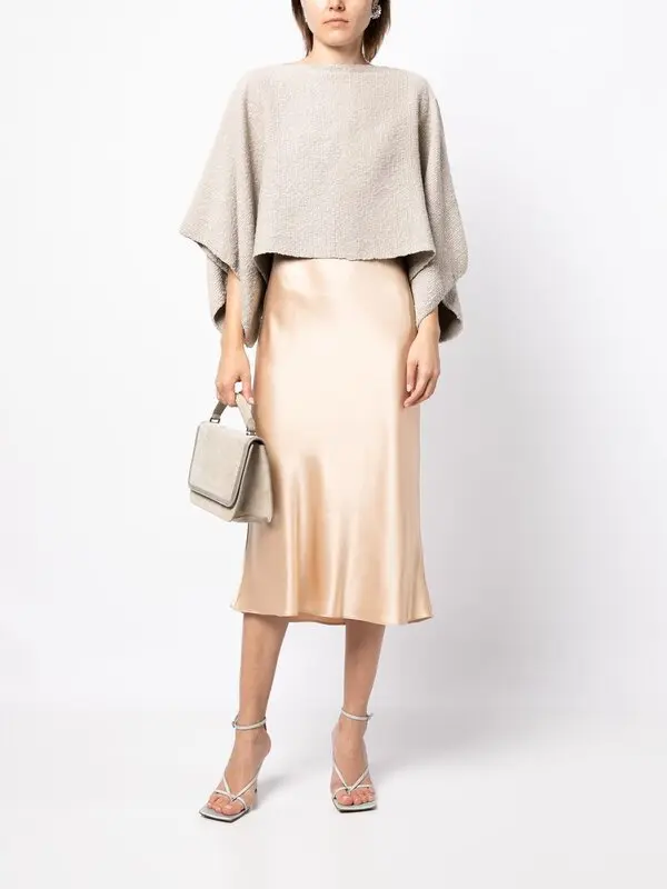 Voz Cape-style Knit Jumper - Neutrals