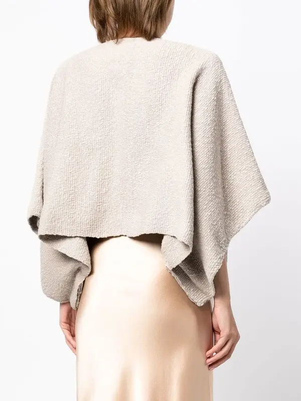 Voz Cape-style Knit Jumper - Neutrals
