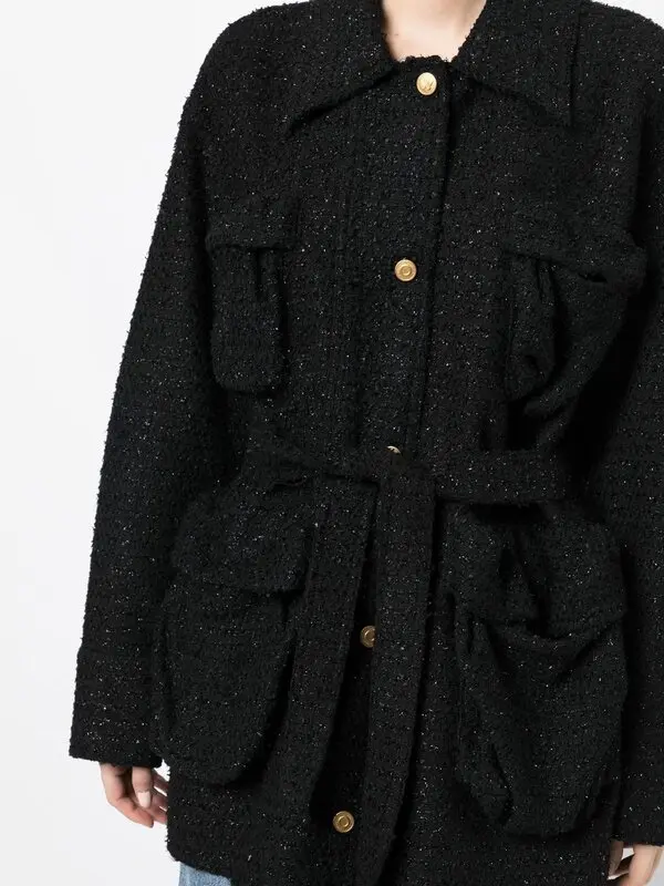 Blumarine Bouclé Button-up Jacket