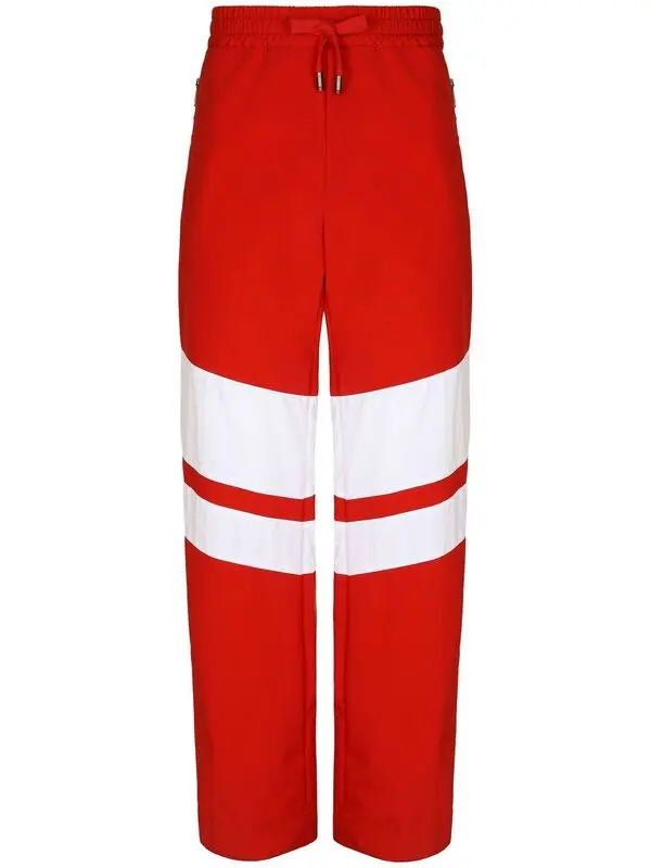 Dolce & Gabbana Logo-stripe Panelled Sweatpants