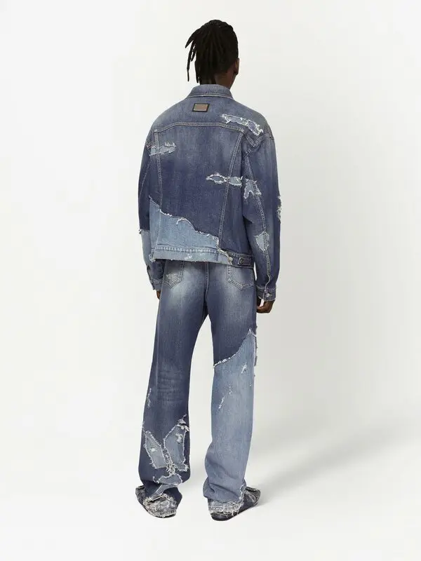 Dolce & Gabbana Two-tone Denim Jacket