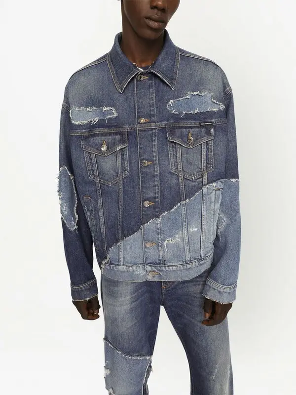 Dolce & Gabbana Two-tone Denim Jacket