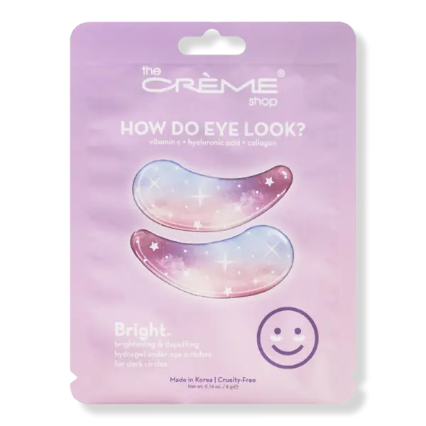 THE CREME SHOP How Do Eye Look? Bright Galaxy Hydrogel Under Eye Patches - One-color