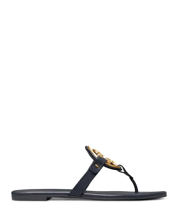 Tory Burch Metal Miller Soft Sandals - Perfect Nappa