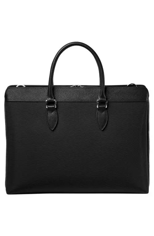 MAVERICK & CO. Alpha Nylon Briefcase - Black