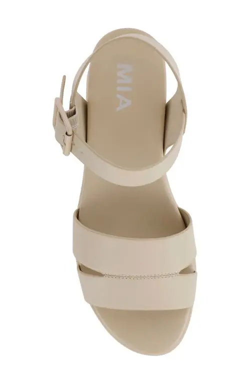Mia Maya Platform Sandal - Linen