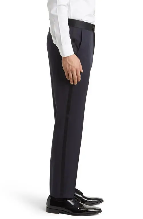 BOSS Genius Virgin Wool Tux Pants