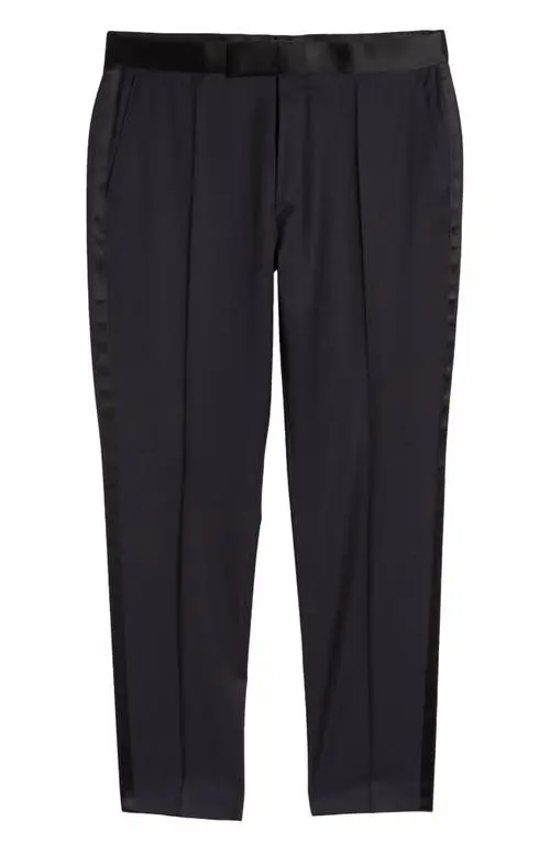 BOSS Genius Virgin Wool Tux Pants