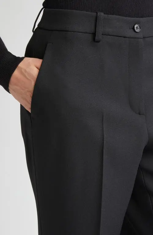 Michael Kors Samantha Pintuck Pleat Ankle Pants - Black