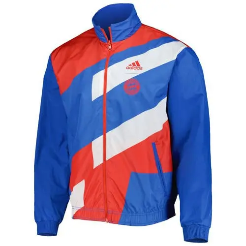 Adidas Bayern Munich 2022/23 On-field Team Logo Anthem Reversible Full-zip Jacket