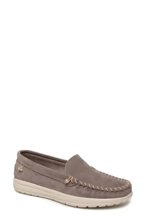Minnetonka Classic Water Resistant Loafer - Grey