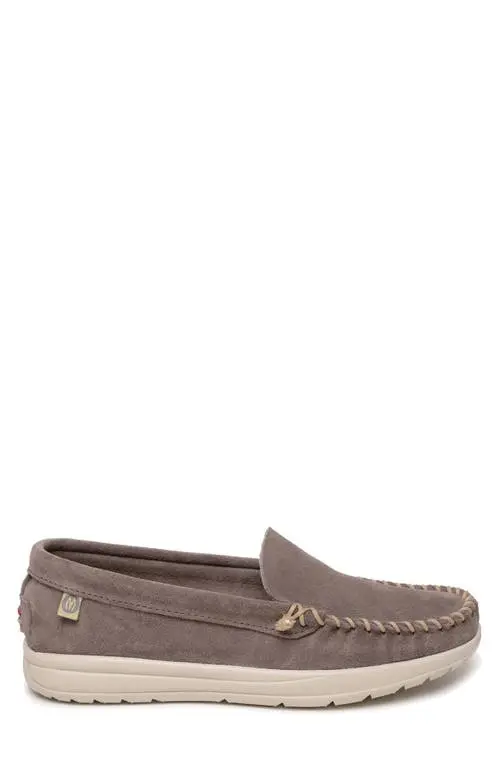 Minnetonka Classic Water Resistant Loafer - Grey