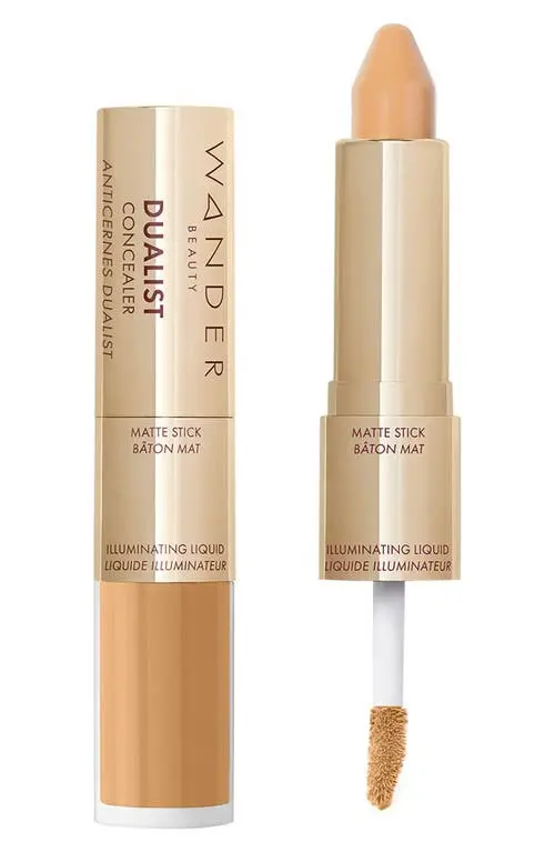 WANDER BEAUTY Dualist Matte & Illuminating Concealer - Golden Medium
