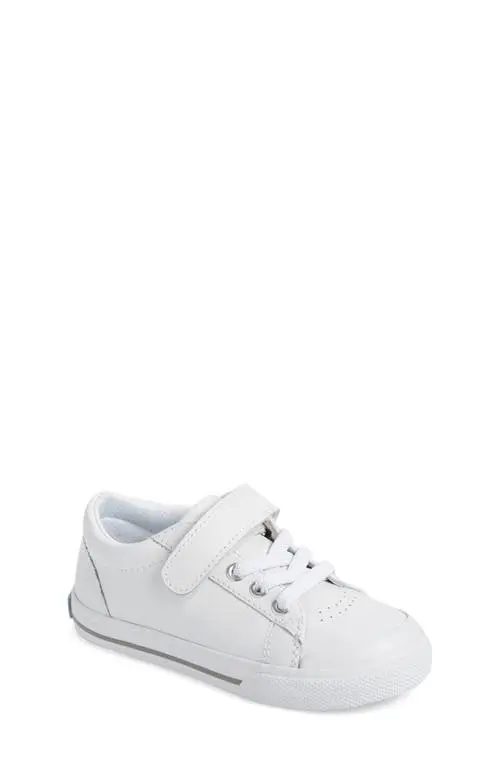 FOOTMATES Reese Sneaker - White Leather