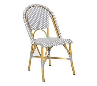 SAFAVIEH Salcha Outdoor French Bistro Chairs Et Of Two - One-color