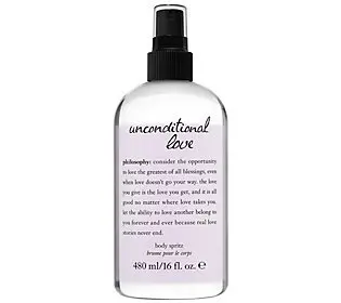 PHILOSOPHY Unconditional Love Body Spritz 16 Oz