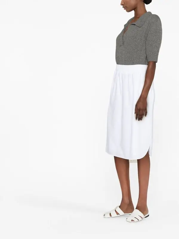 Fabiana Filippi Elasticated-waist Midi Skirt