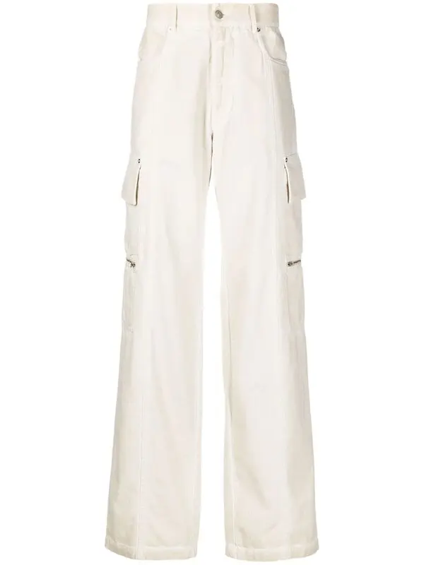 1017 Alyx 9sm Wide-leg Cotton Canvas Trousers