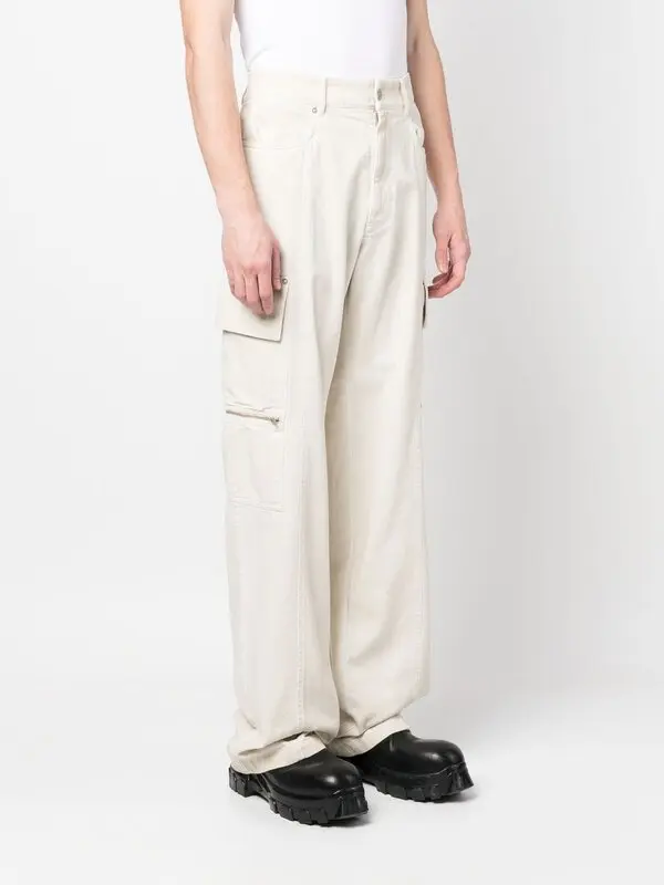 1017 Alyx 9sm Wide-leg Cotton Canvas Trousers