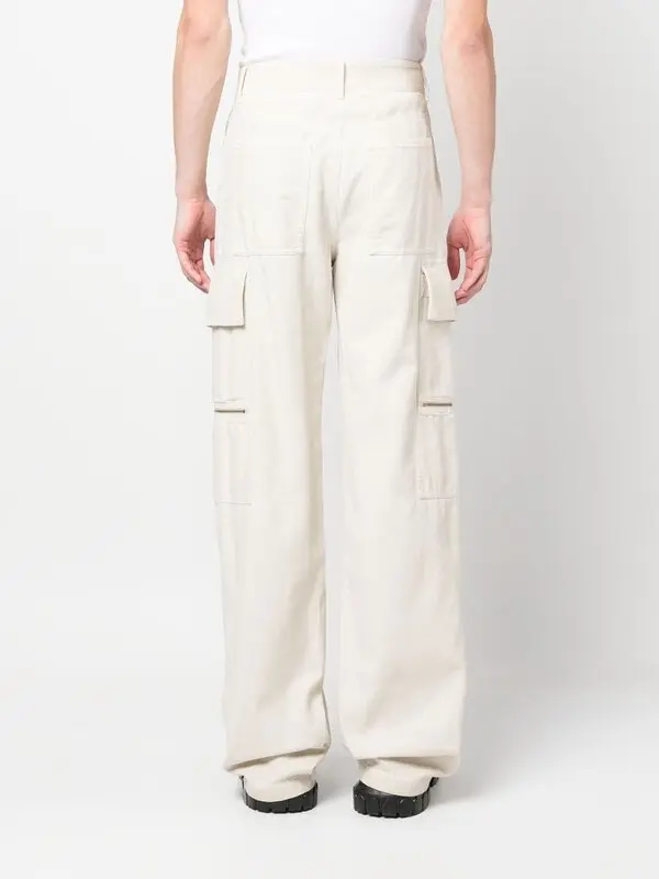 1017 Alyx 9sm Wide-leg Cotton Canvas Trousers