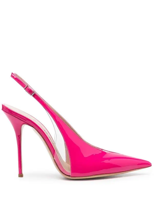 Casadei Scarlet Tiffany Slingback Pumps - Pink