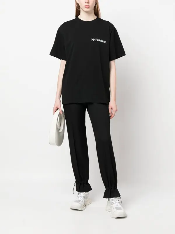 Aries No Problemo Cotton T-shirt - Black