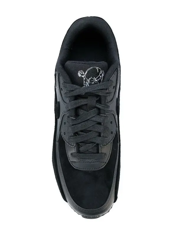 Nike Air Max 90 Premium Rebel Skulls Sneakers - Black