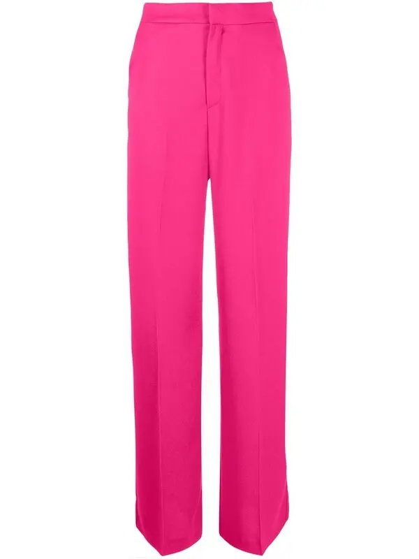 Andamane High-waisted Tailored Trousers - Pink
