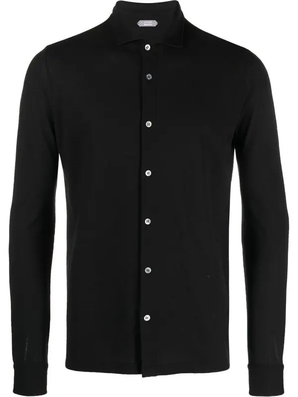 ZANONE Spread-collar Shirt