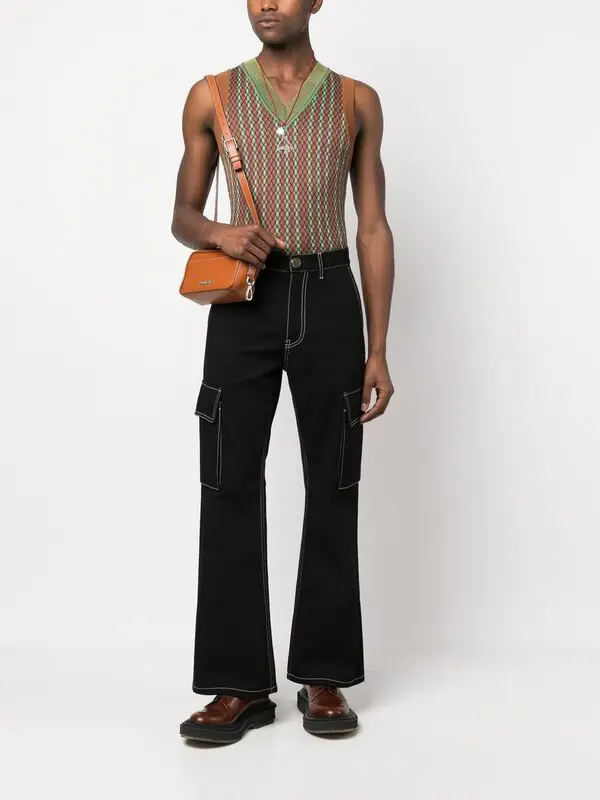 Marni Flared Cotton Chinos