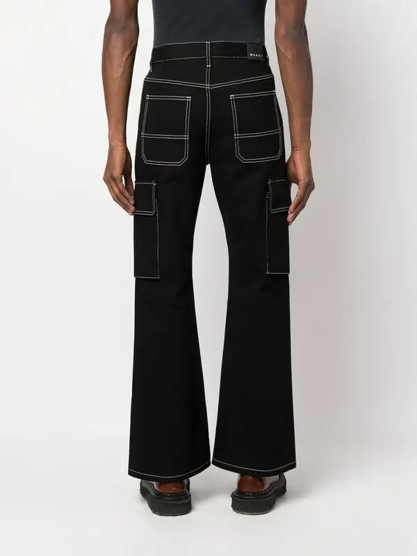 Marni Flared Cotton Chinos